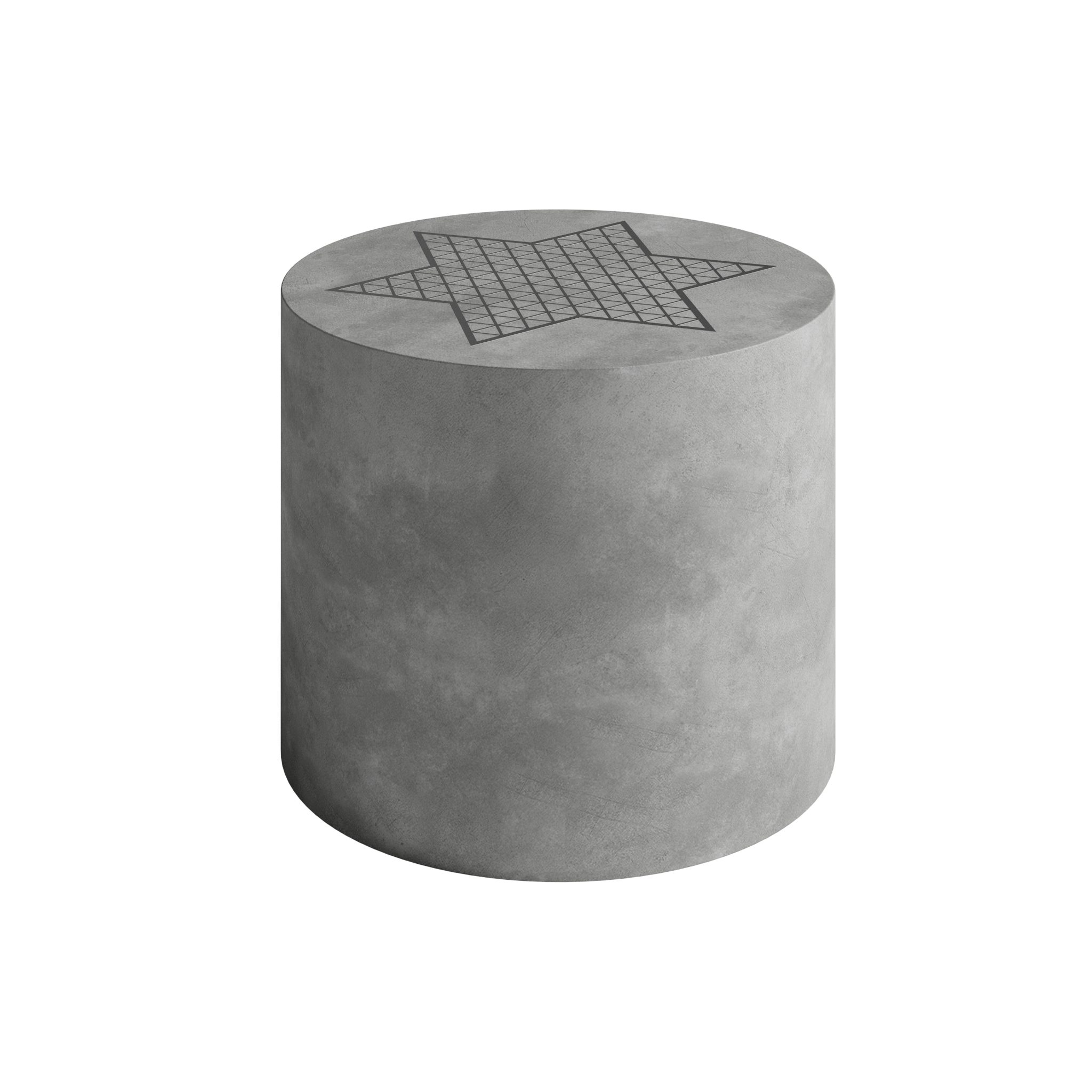 Concrete Cylinder Game Table – Hart Concrete Design